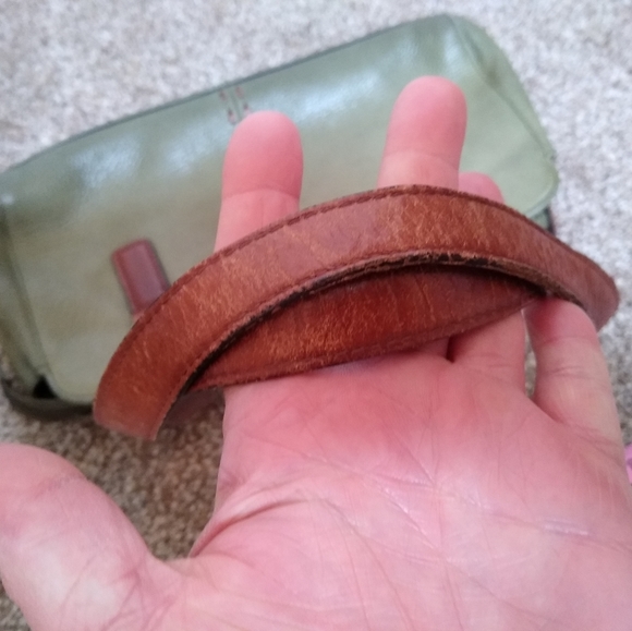 Fossil | Bags | Fossil Green Leather Handbag Purse | Poshmark